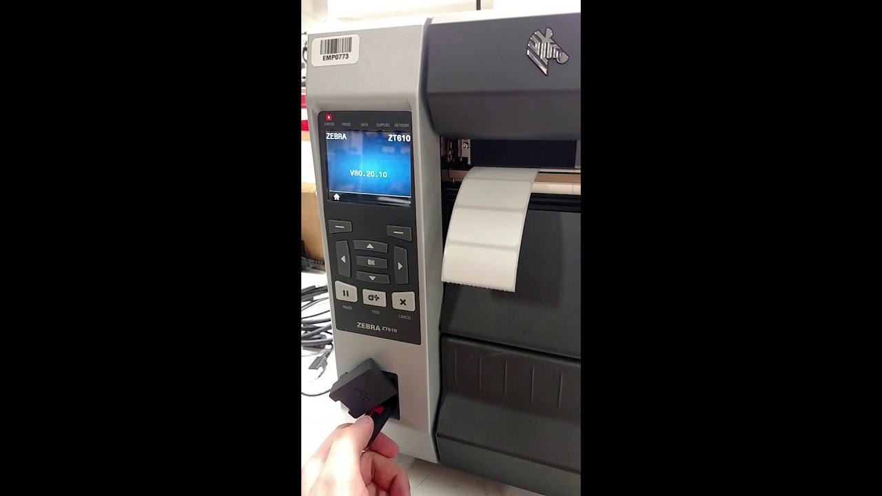 Print Labels Directly From a Flash Drive Using ZBI - Demo - YouTube