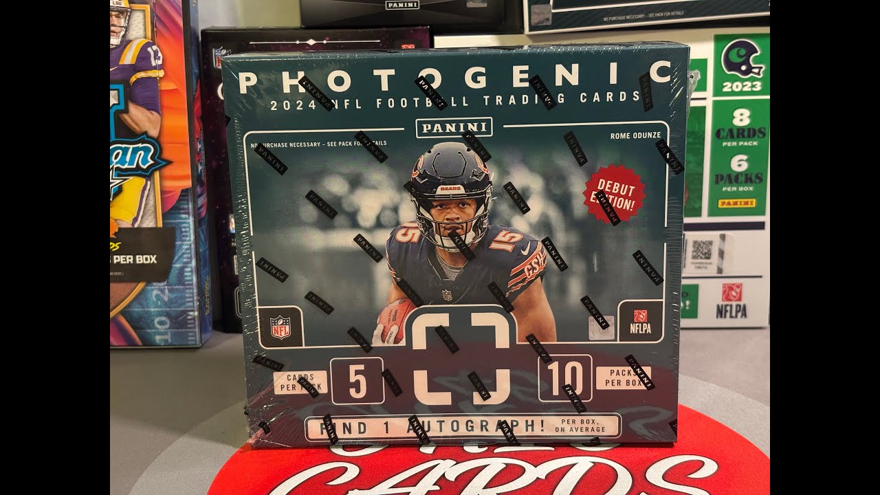 AMAZING LOOKING CARDS!!! 2024 Photogenic Football Hobby Box Review ...