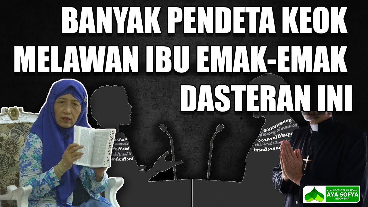 BANYAK PENDETA KEOK MELAWAN IBU EMAK-EMAK DASTERAN INI - YouTube