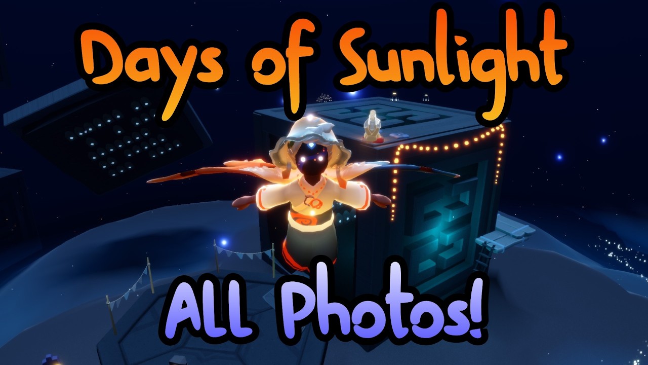 My FIRST Days of Sunlight - ALL PHOTO LOCATIONS - Sky: Children of The ...