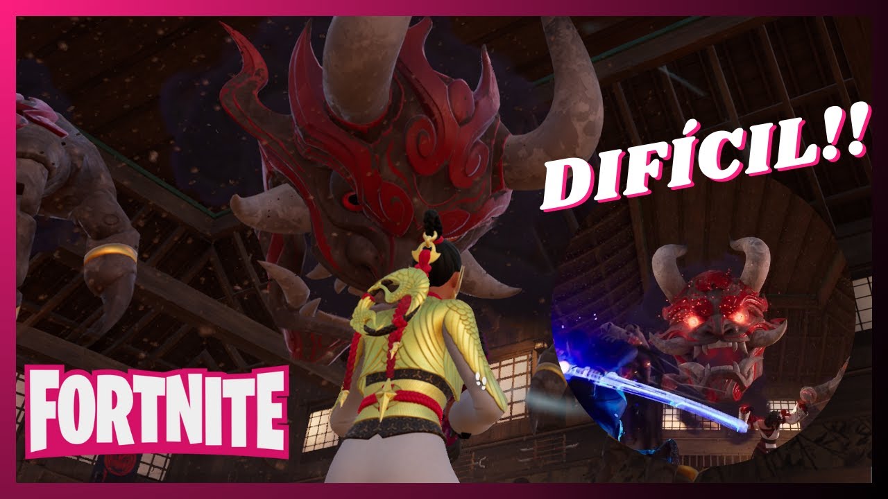 ENFRENTANDO O BOSS DO DOJO DEMONÍACO | Fortnite | Capítulo 6 Temporada ...