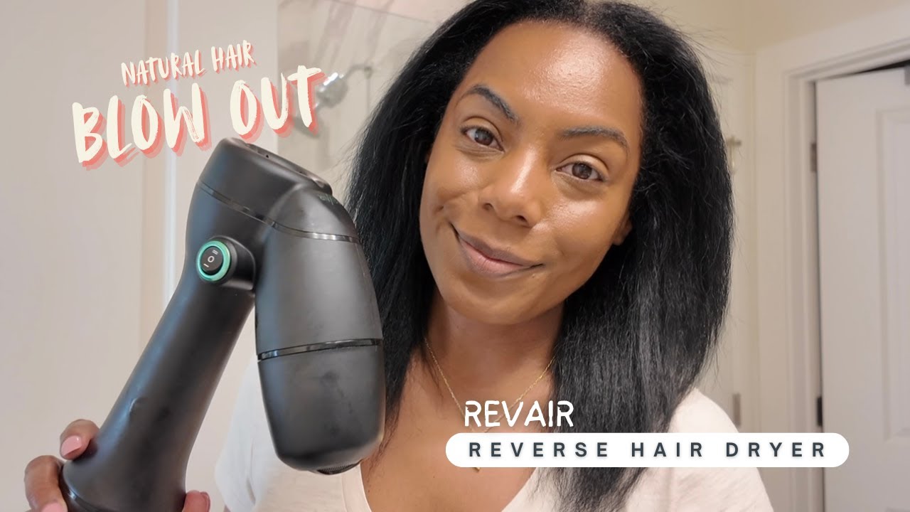 Blowout w/ A Reverse Hair Dryer - YouTube