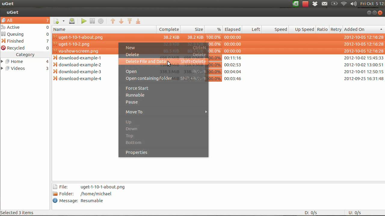 uGet Tutorial - Batch Downloading - YouTube