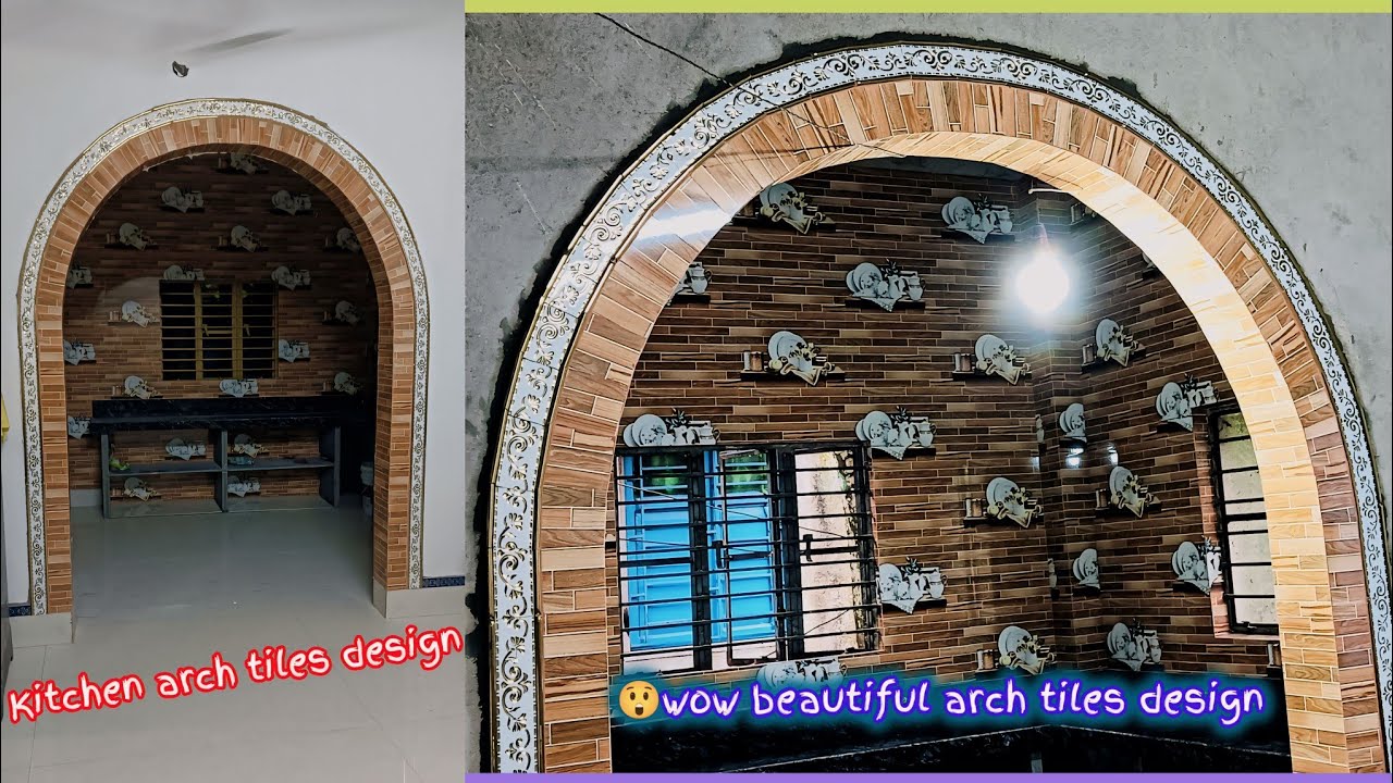 kitchen arch tiles design 🔥💐🎉🖼️ front arch tiles design - YouTube