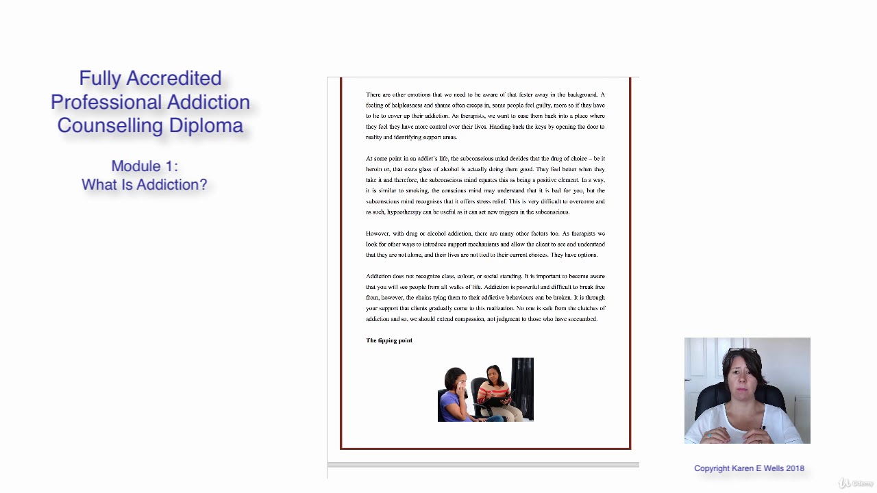 Fully Accredited Professional Addiction Counselling Diploma - YouTube
