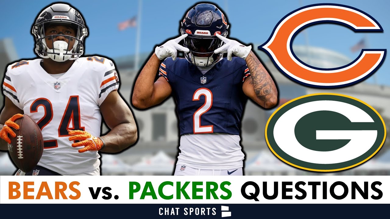Bears vs. Packers Questions: DJ Moore TD? Velus Jones Inactive? Khalil ...