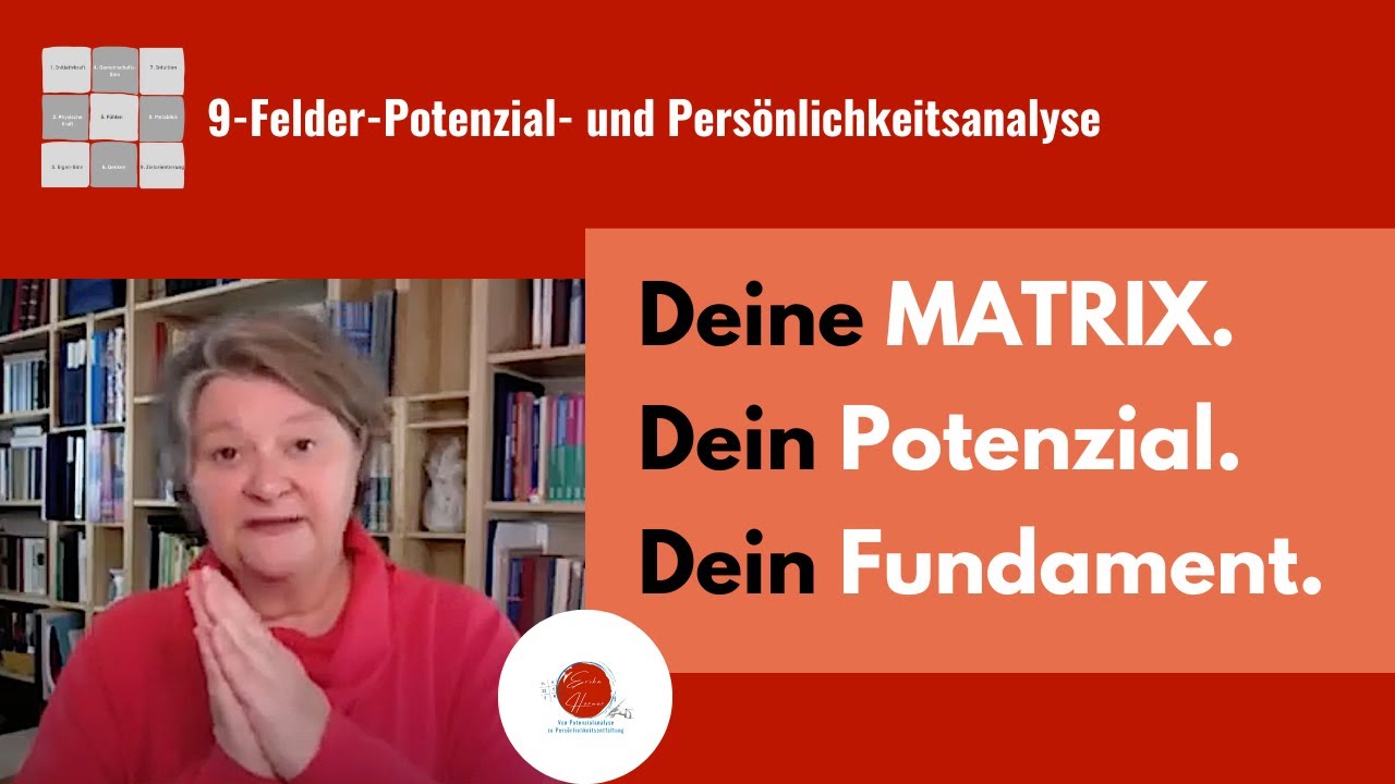 9-Felder-Potenzialanalyse: Deine MATRIX. Dein Potenzial. Dein Fundament ...