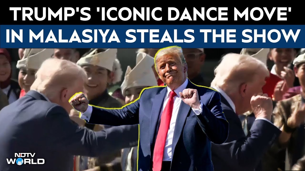 Donald Trump Dance | Donald Trump's 'Iconic Dance Move' In Malasiya ...