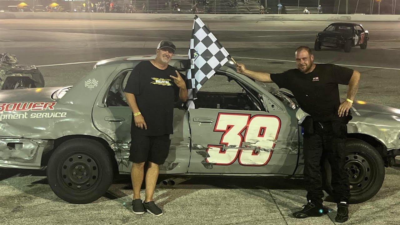 Auburndale Speedway| Crown Vic Feature| Jimmy McLeod| 3/16/24 - YouTube