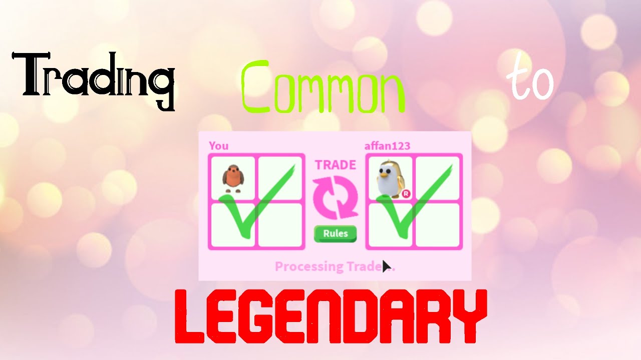 Trading COMMON To LEGENDARY Challenge (Read Description) - YouTube