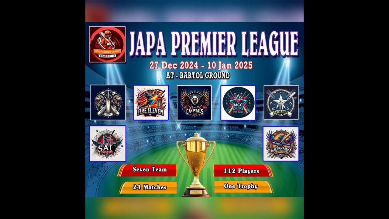 JPL || JPL 2025 || JPL SEASON 2|| JAPA PREMIERE LEAGUE - YouTube