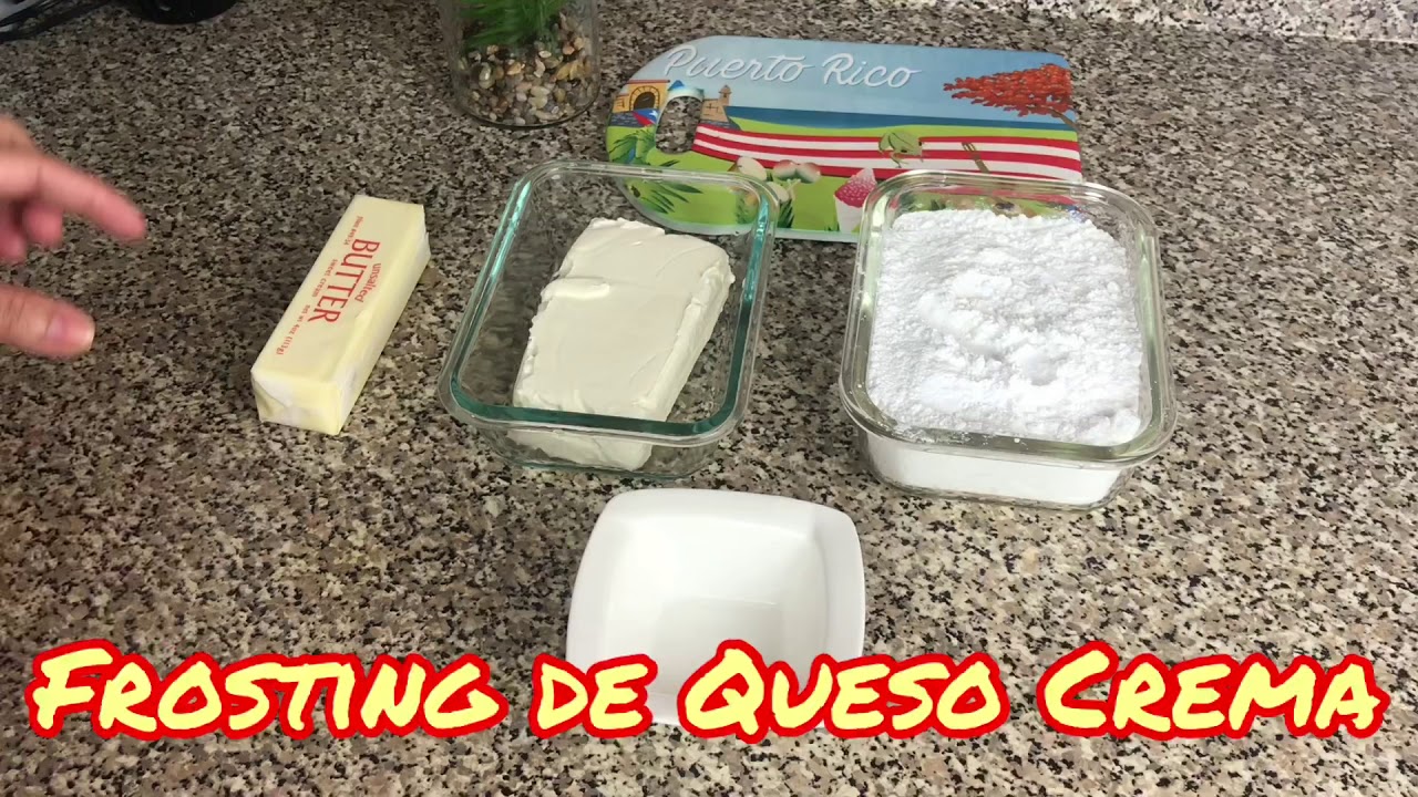 Frosting De Queso Crema Riquisimo Y Facil De Hacer Youtube