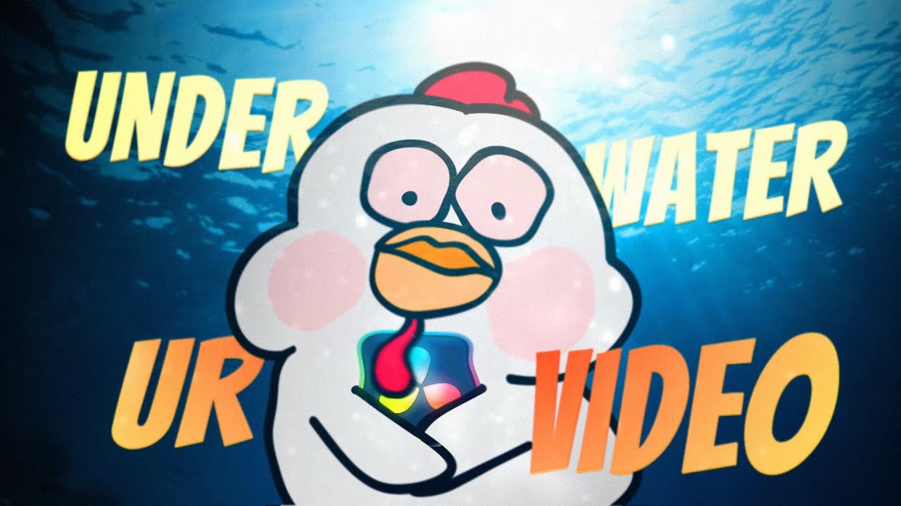 UNDERWATER EFFECT in Davinci Resolve 🐡 (Basic Compositing) - YouTube