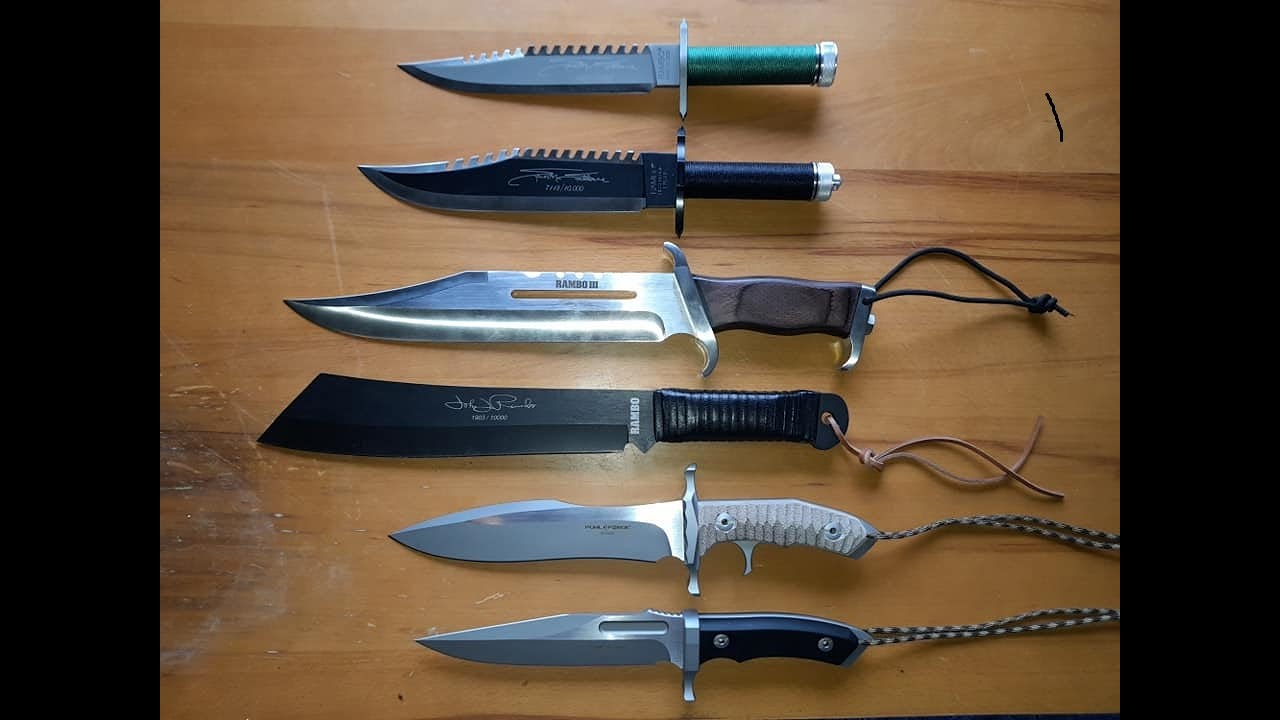 ALLE RAMBO MESSER AUF DEN TISCH - 40 JÄHRIGES JUBILÄUM /40 YEAR ...