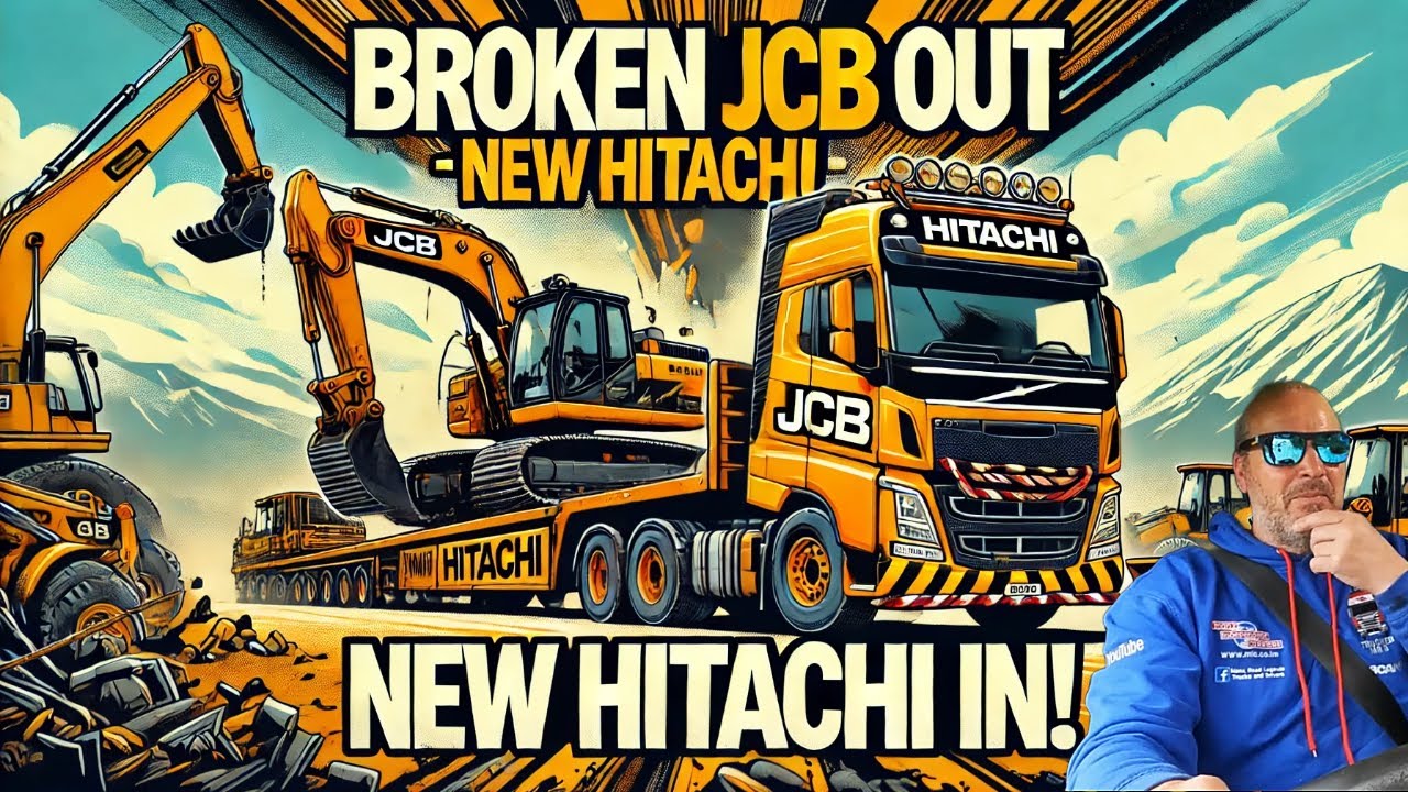 "From Breakdown to Brand New: Hauling a Faulty JCB and Delivering a New ...