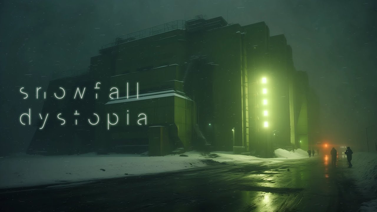 Snowfall Dystopia — Futuristic Ambiance | 1 hour relaxing music for ...