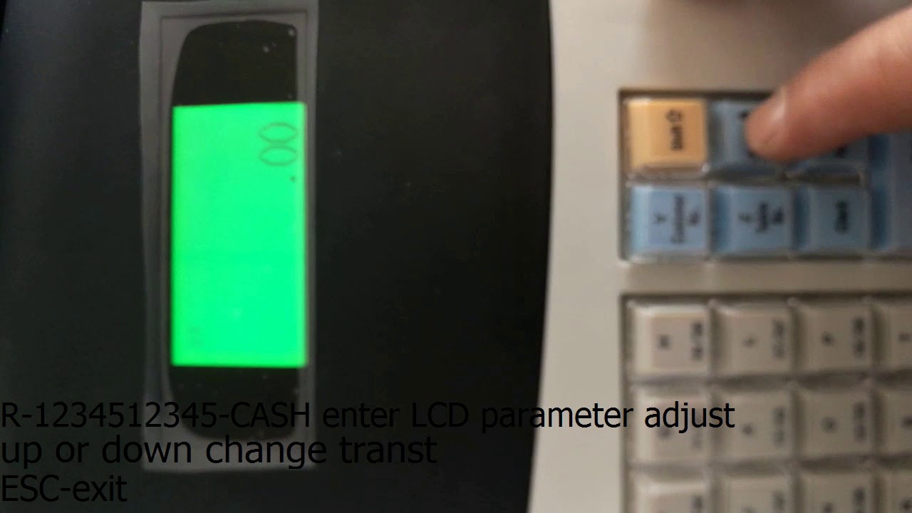 How to adjust LCD contrast - YouTube