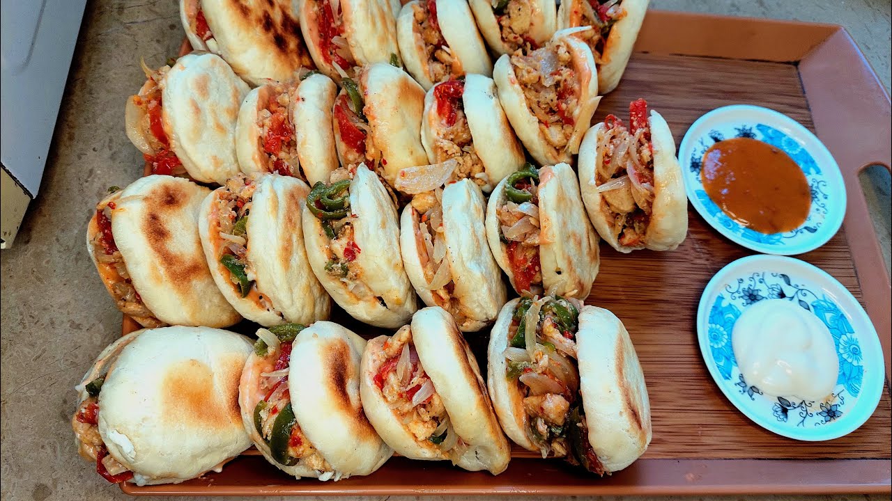 Mini Pita Bites with Chicken and Veg Filling | Ramadan Special | Iftar ...