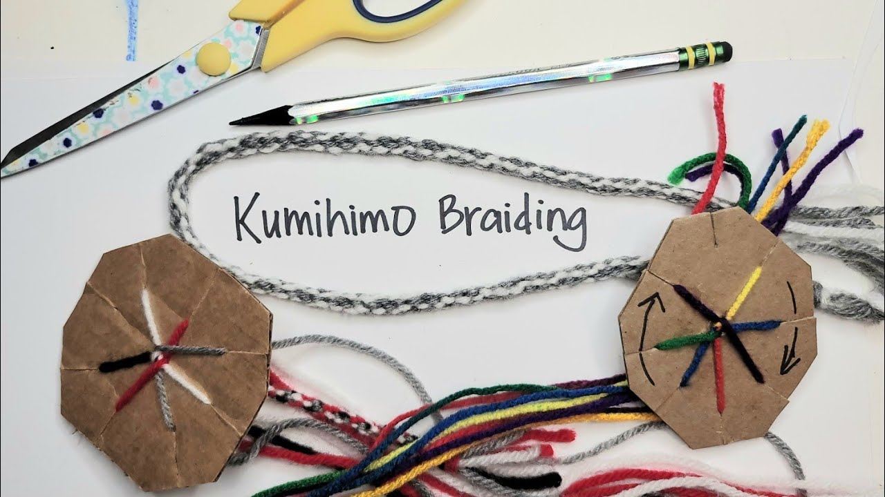 Cord Weaving For Kids With Kumihimo Braiding - YouTube