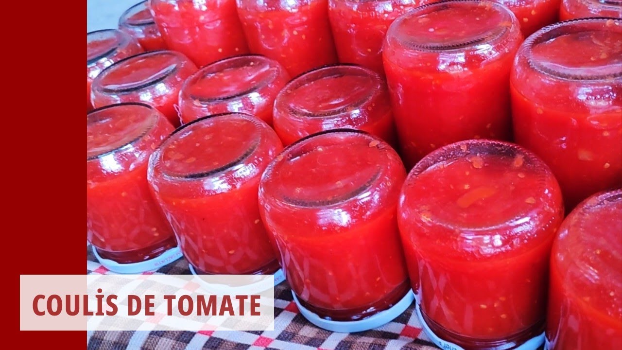 C'est La Meilleurs Recette de Coulis de Tomate Maison 💯 Conserve Sauce ...
