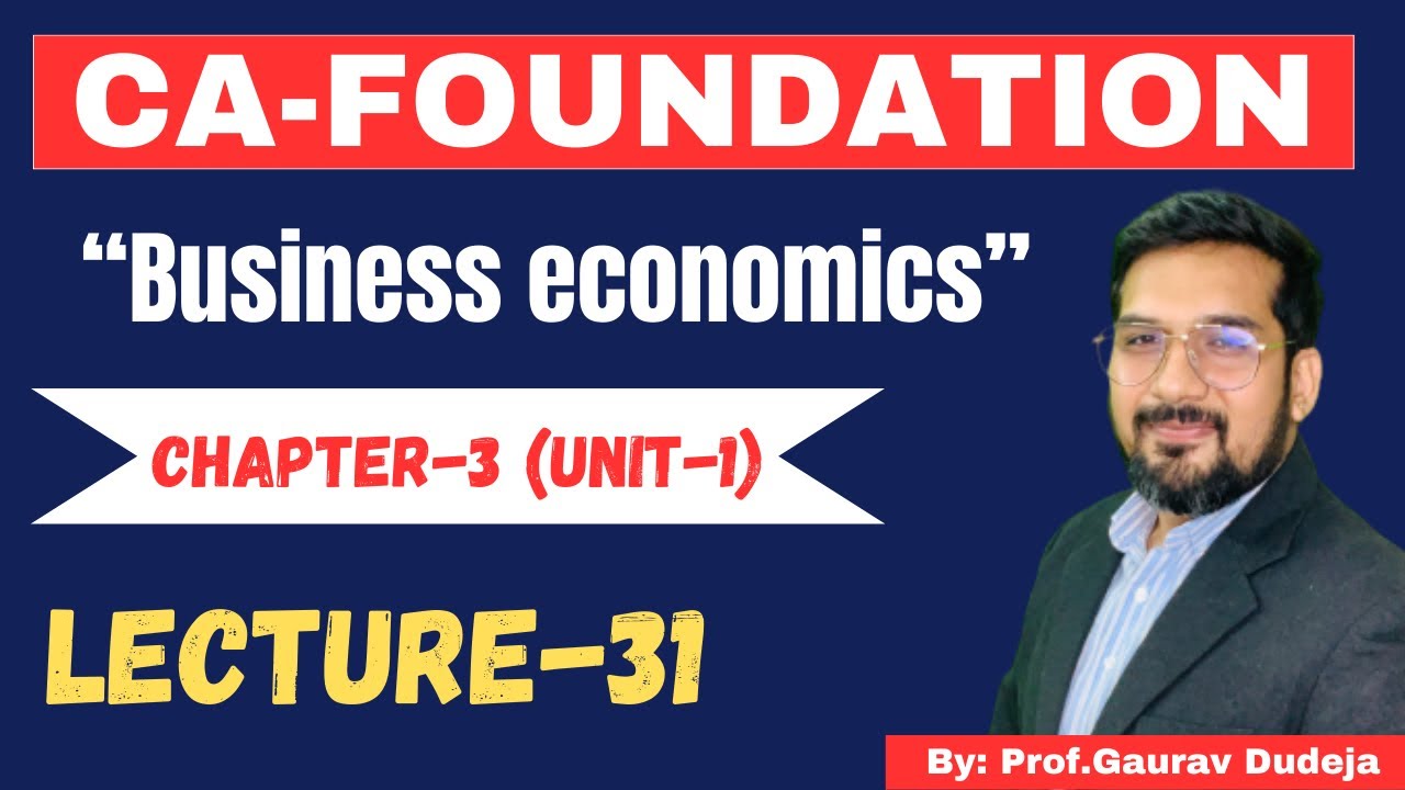 Theory of production | Business economics | ca foundation | chapter 3 ...