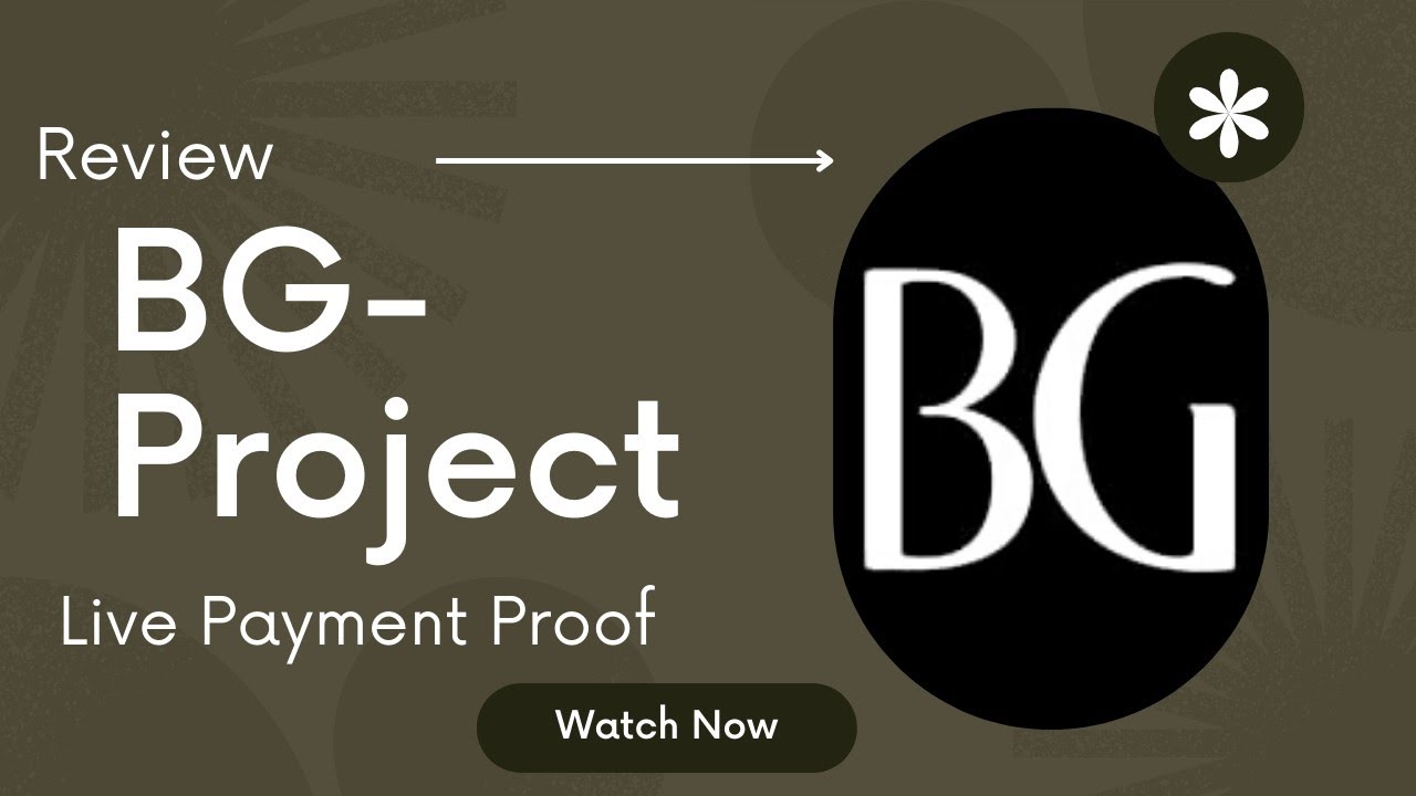 Review Of BG Company 🌟 || Live Payment Proof || JOIN NOW To Get Daily ...