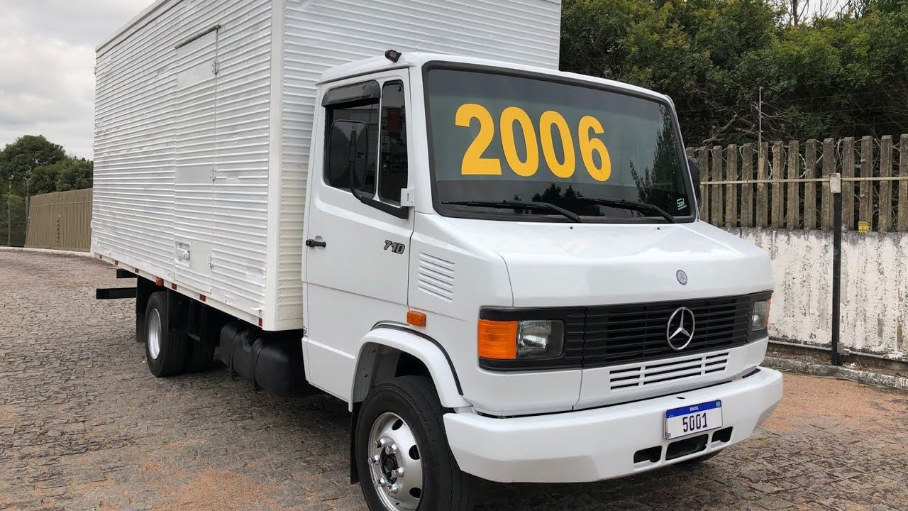 Mercedes-Benz 710 Ano 2006/2006 - Direção hidráulica - turbo - com baú ...