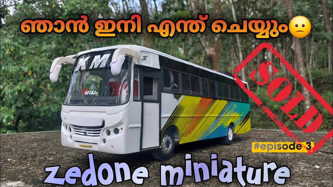miniature/ bmr/ zedone/ shorts/ miniature tourist bus making - YouTube