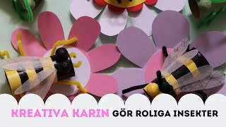 PYSSEL! Kreativa Karin (och Lena) gör insekter av toale... | Doovi