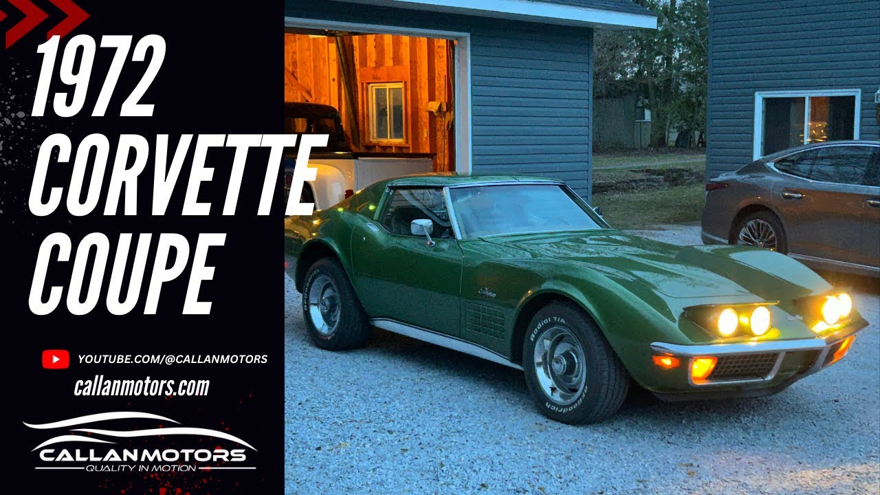 1972 Chevrolet Corvette | Callan Motors Perth Ontario - YouTube