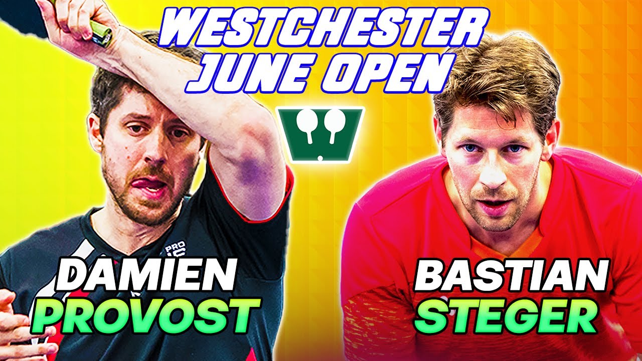 Damien Provost Vs Bastian Steger Westchester Table Tennis Center June ...