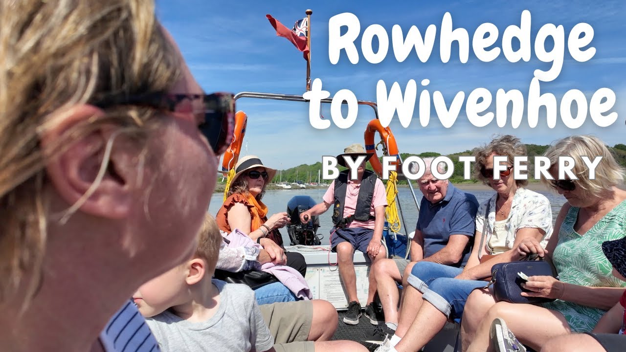 Rowhedge to Wivenhoe by Foot Ferry & Train - YouTube