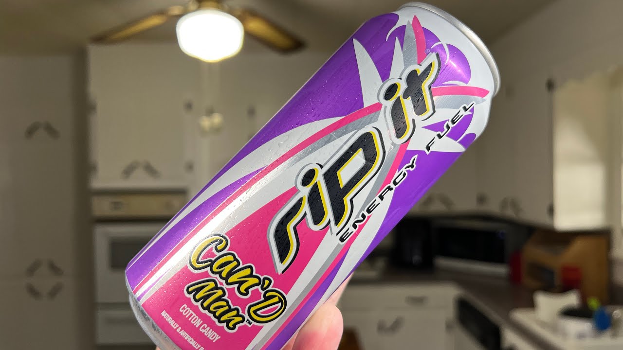 Rip it Can’ D Man energy drink review - YouTube