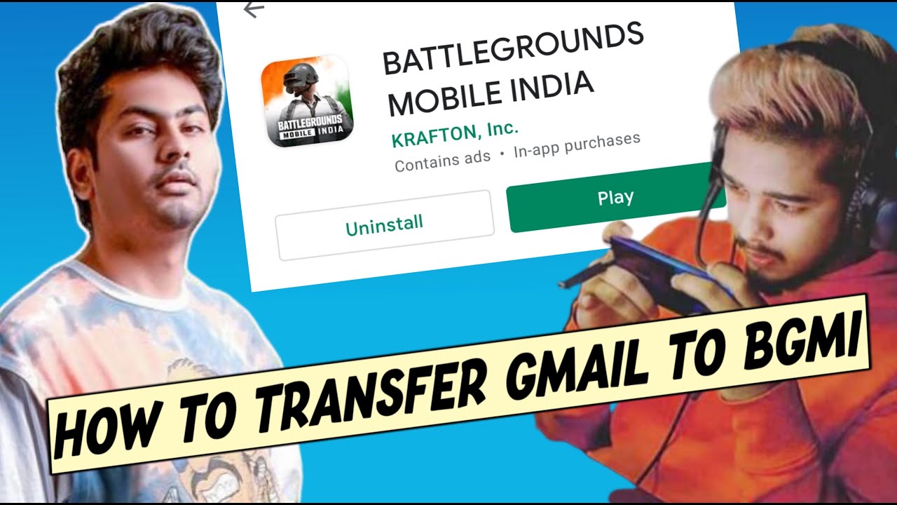 Bgmi Gmail Account Data Transfer 100% || How To Transfer Pubg Global ...
