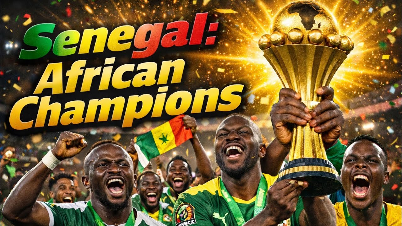 Senegal Wins AFCON: Lions of Teranga Crowned Champions of Africa - YouTube