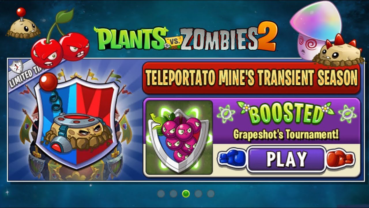 Plants vs Zombies 2 | Arena | Teleportato Mine’s Transient Season ...