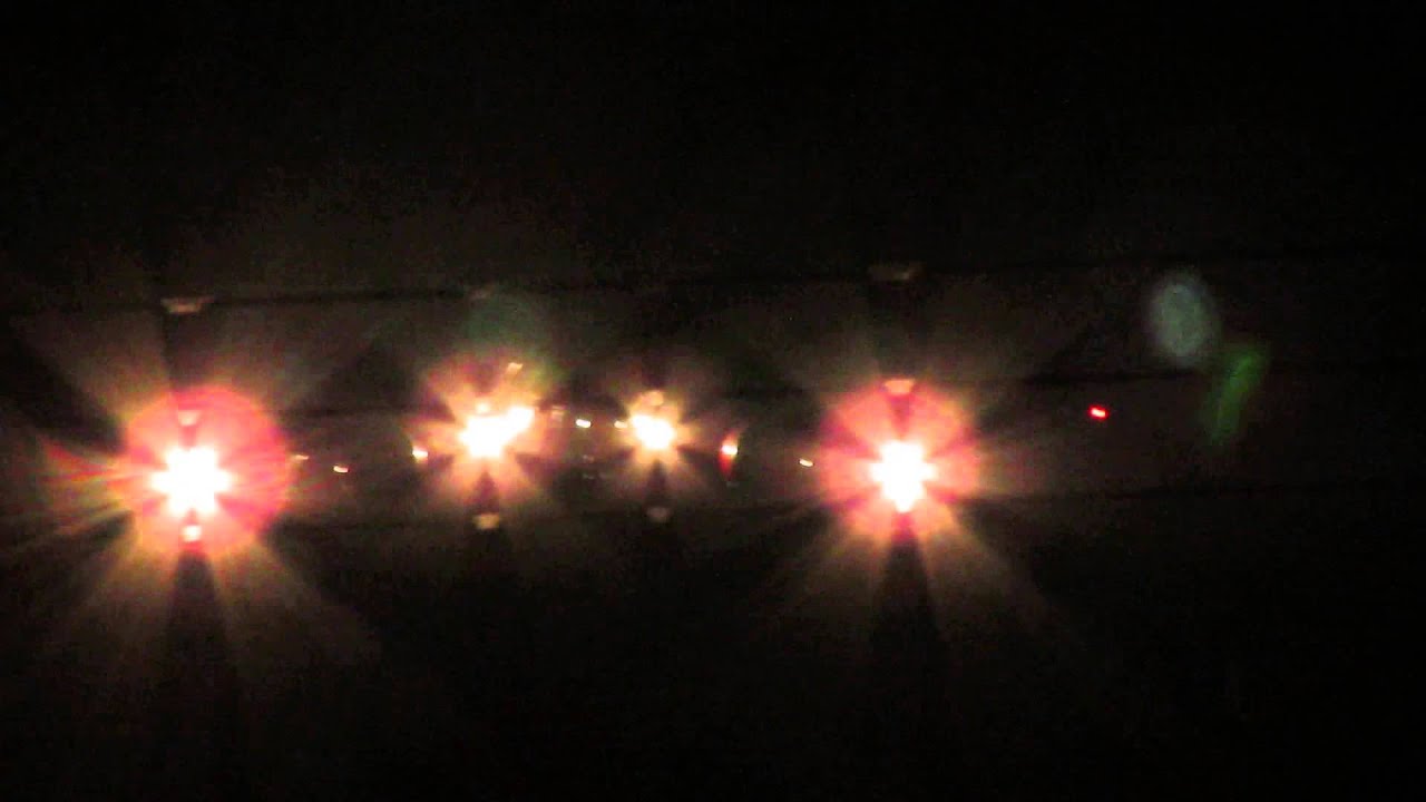 Jet2 glasgow airport landing approach night time - YouTube