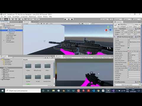 First Person Shooter - Smooth weapon sway - FPS - YouTube