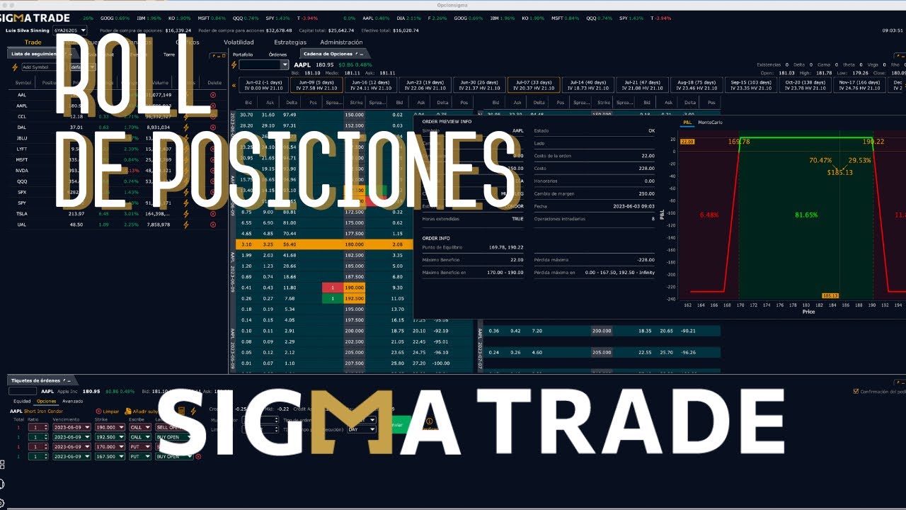 Cómo hacer un Roll en Sigma Trade - YouTube