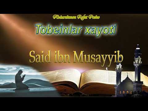 Tobeinlar xayoti Said ibn Musayyib