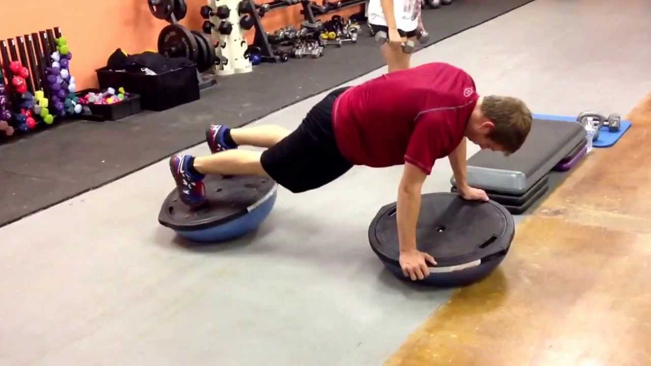 Bosu Push-ups - YouTube