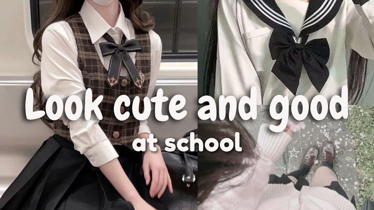 How to look good and pretty at school 🎀 || every student should know 🌷 ...
