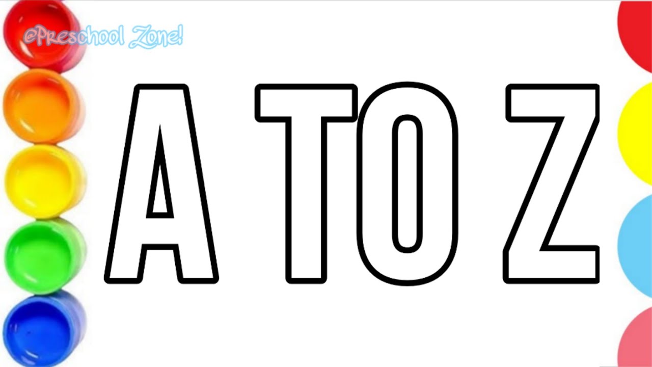 Learn to Draw the Alphabet A-Z: | preschool learning videos | Easy ...