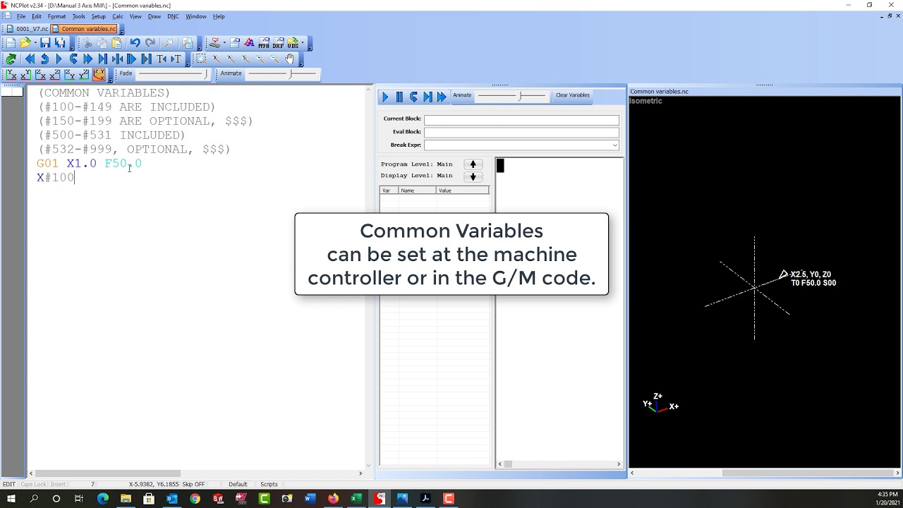 Common Variables in CNC Programming - YouTube