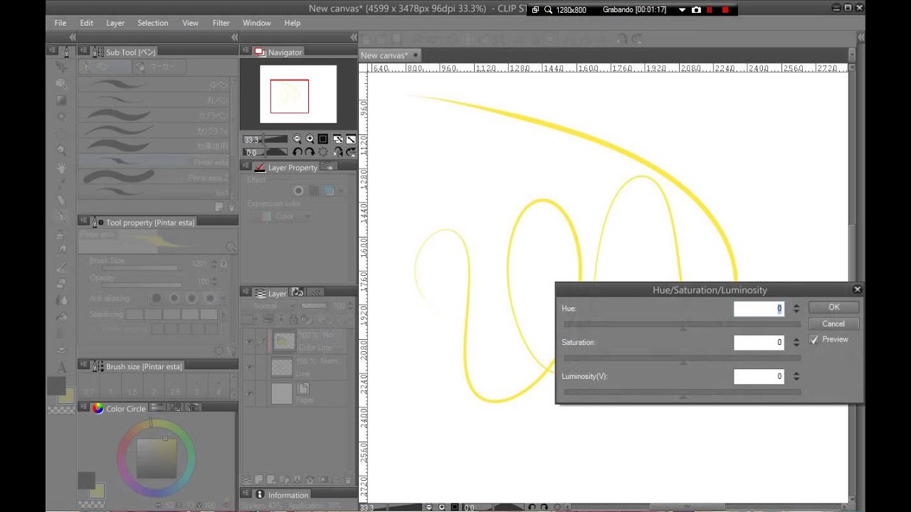Clip Studio Paint PRO - How to color lines EASY - YouTube