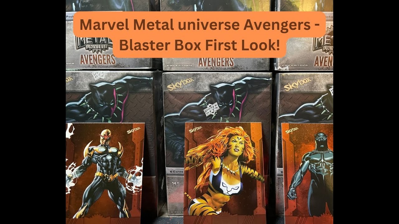 Marvel Metal Avengers - Blaster Box First Look! - YouTube