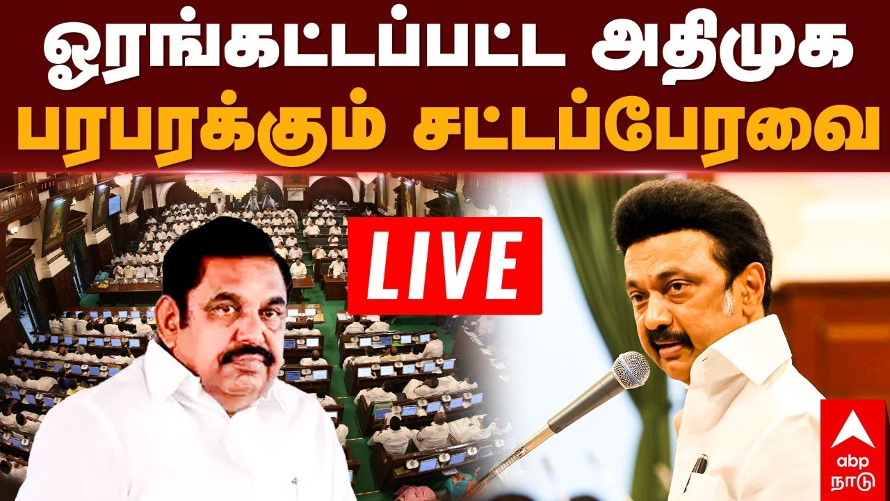 Live TN Assembly 2024 | ஓரங்கட்டப்பட்ட அதிமுக.. பரபரக்கும் சட்டப்பேரவை ...