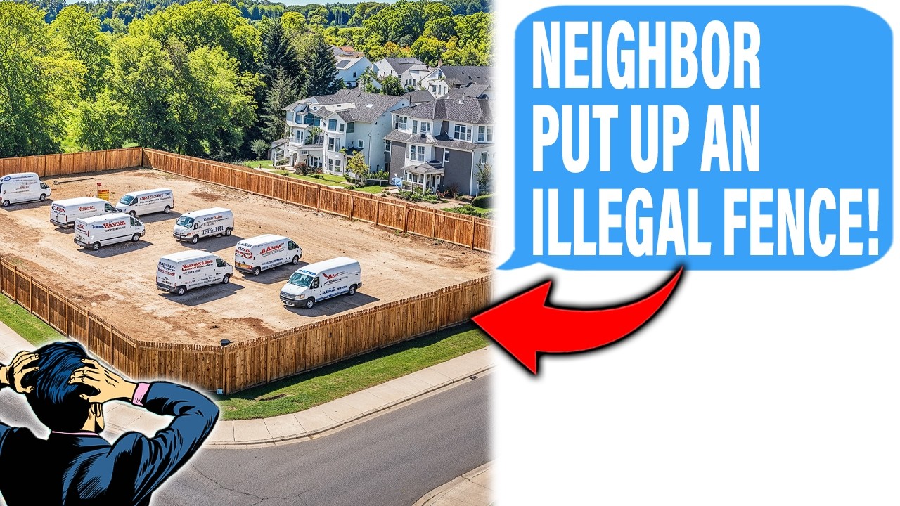 Neighbor Blocked Off My Property With Illegal 6ft Fence! - YouTube
