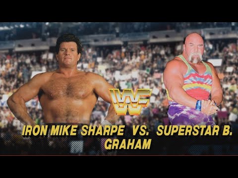 1987 Aug.10 - WWF - Iron Mike Sharpe vs. Superstar Billy Graham - WWE ...
