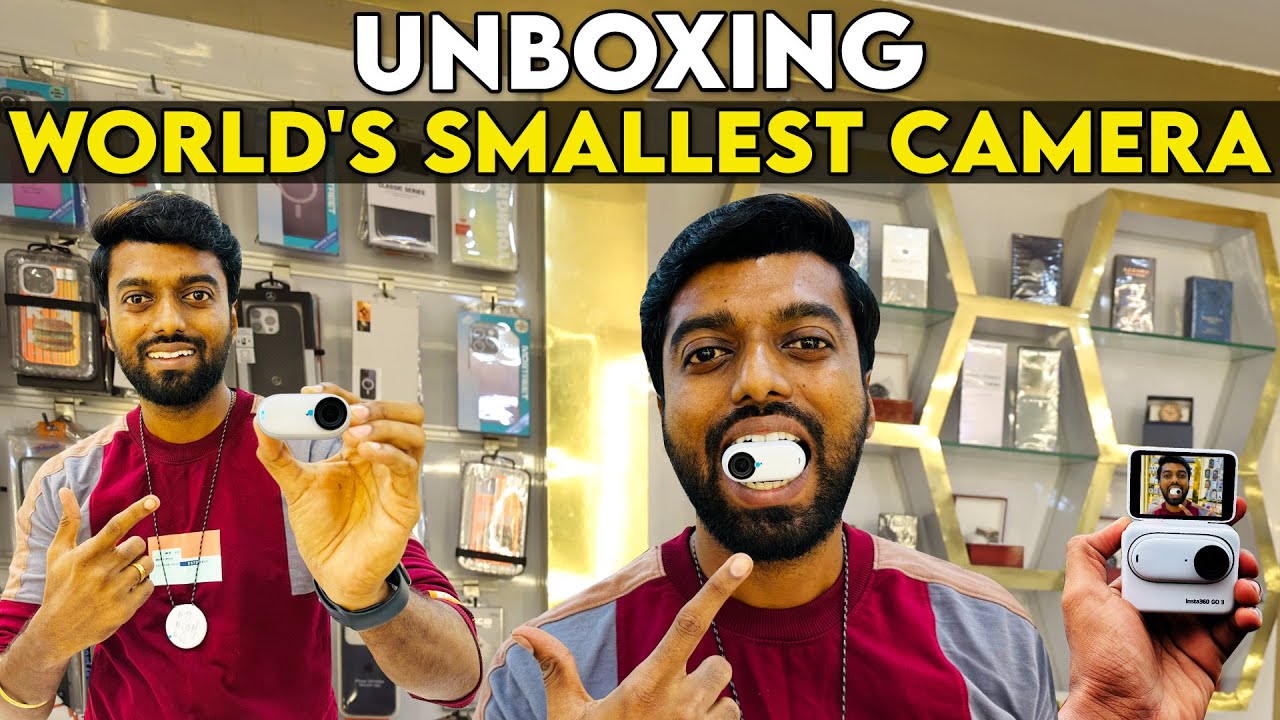 UNBOXING & Water Testing d WORLD'S SMALLEST 🤩 Vlogging Camera 📸 & INSTA ...
